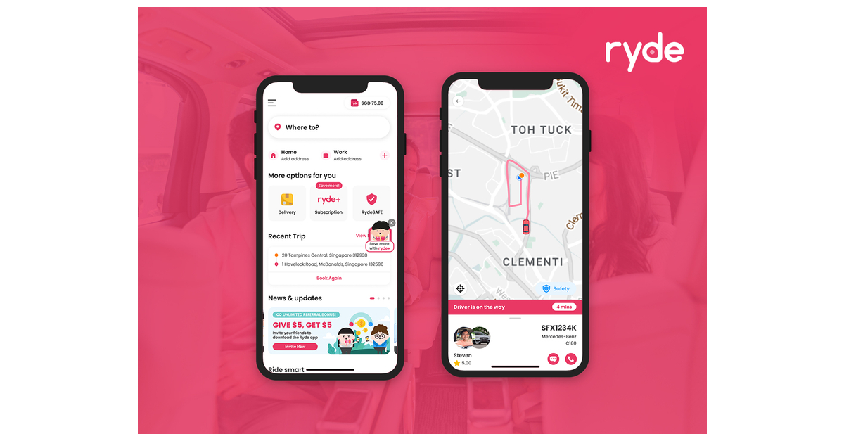 Ryde Supercharges Mobility with AI-Driven App Revamp | Business Wire