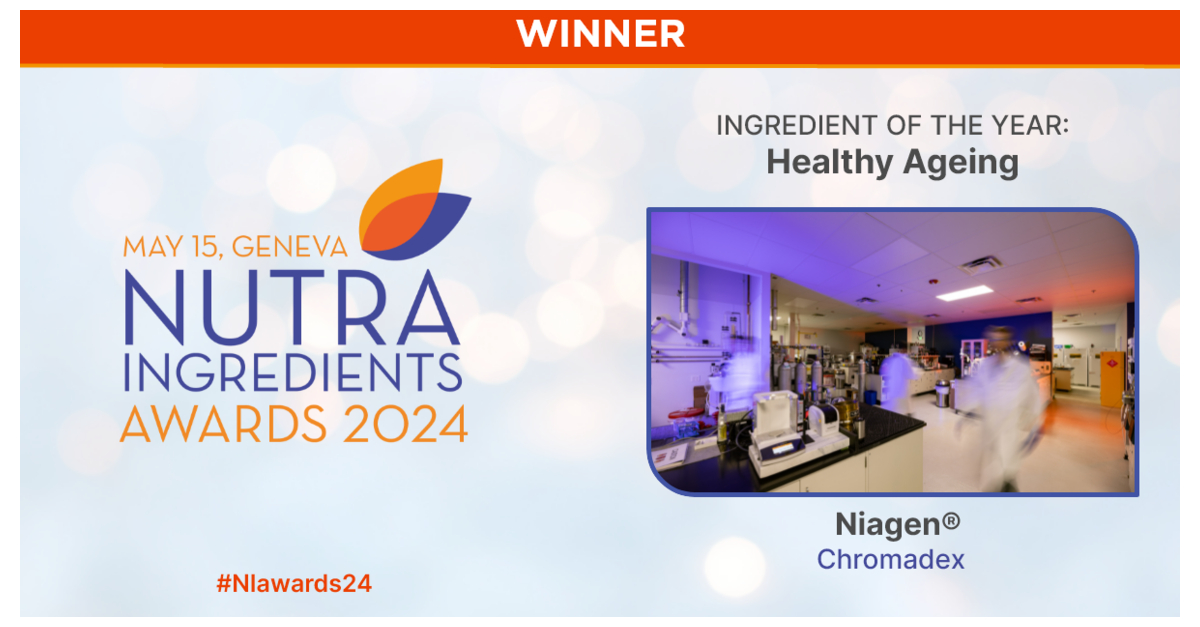 ChromaDex’s Niagen® Wins Prestigious NutraIngredients EU Healthy Ageing ...