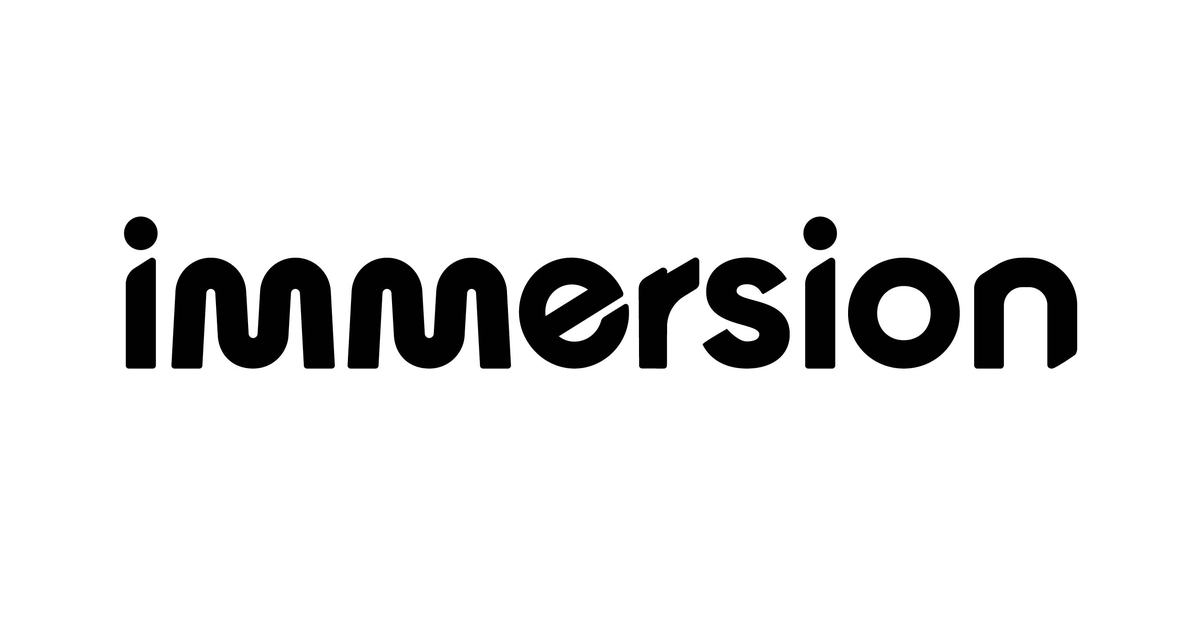 Immersion Signs License Agreement with Samsung Electronics Co ...