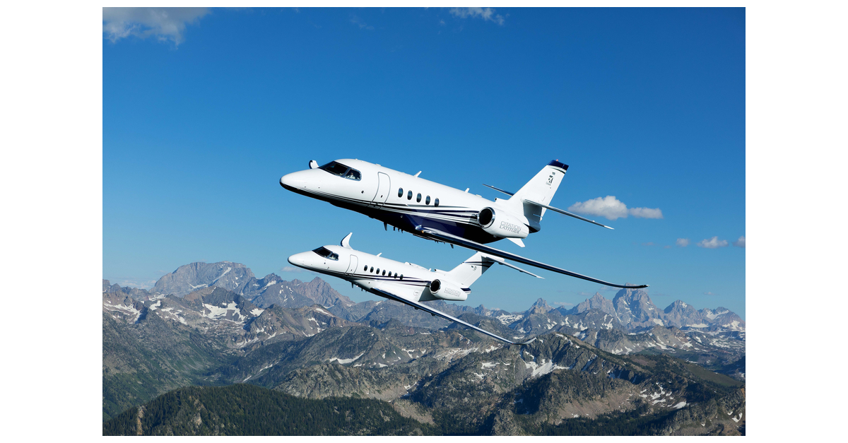 Les best-sellers Cessna Citation Latitude et le modèle phare Citation ...