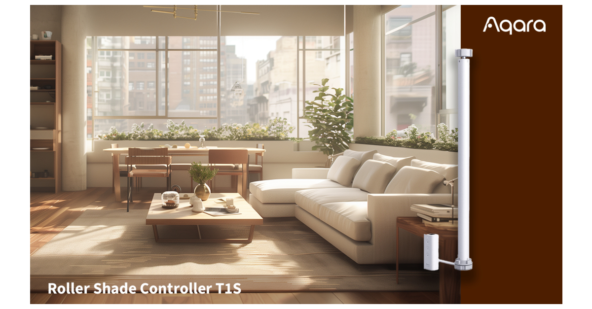 Aqara Unveils Roller Shade Controller T1S with Matter-over-Bridge ...