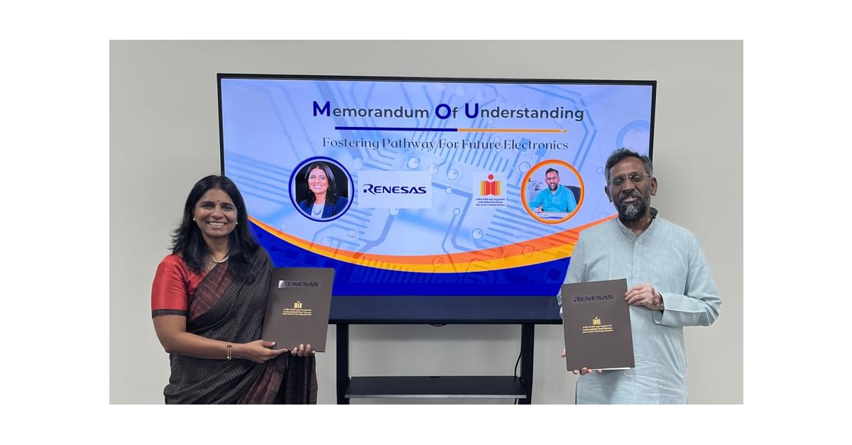 Renesas and Indian Institute of Technology Hyderabad Sign Agreement to ...