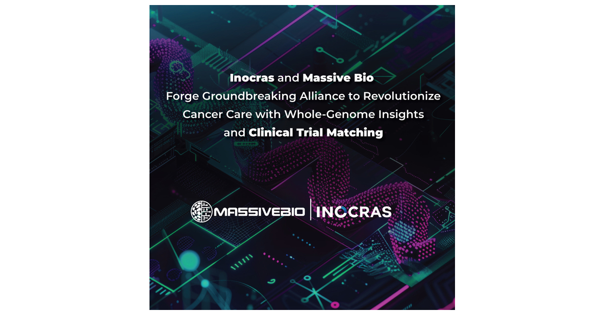 Inocras and Massive Bio Forge Groundbreaking Alliance to Revolutionize Cancer Care with Whole ...