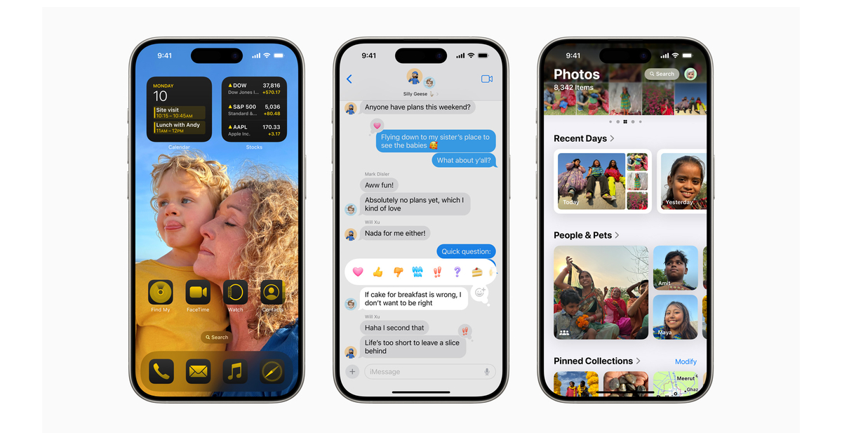 iOS 18 makes iPhone more personal, capable, and intelligent than ever ...