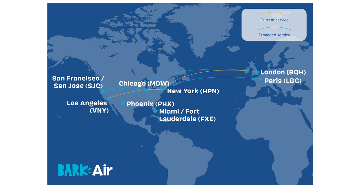 BARK Expands BARK Air Network With Domestic and International Service ...
