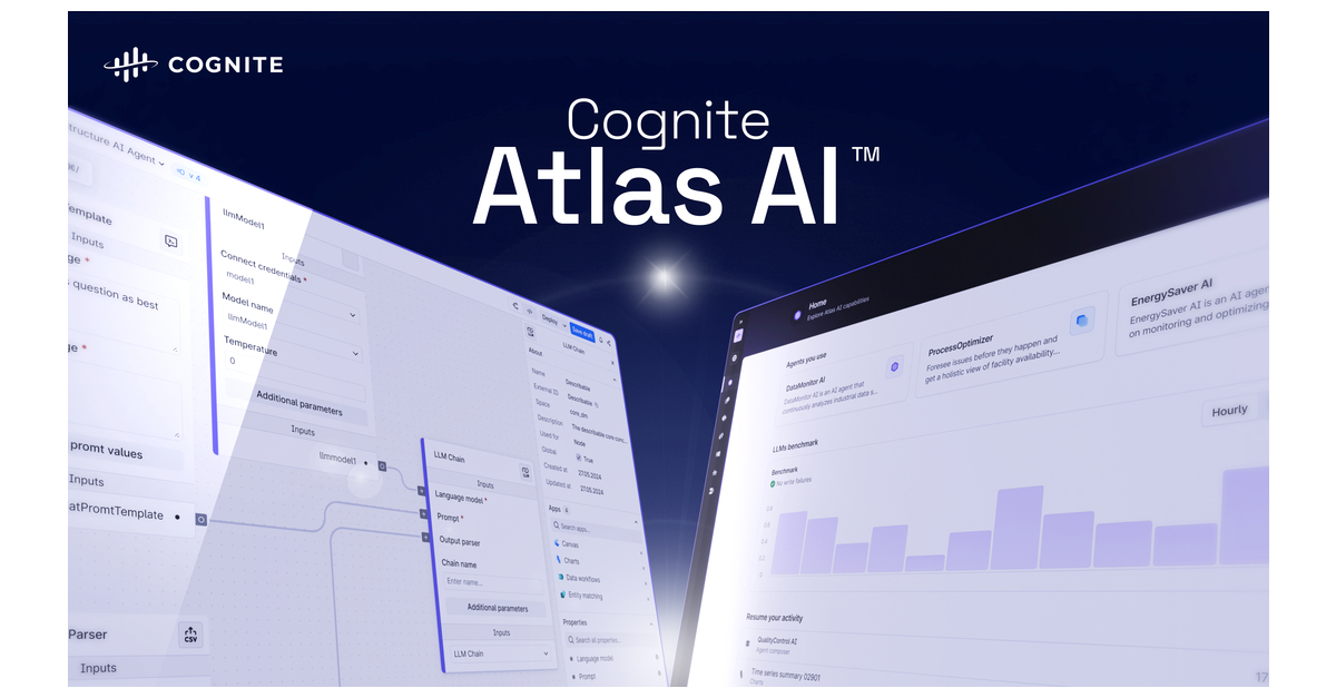 Cognite Atlas AI™ oferece agentes industriais especializados e ...