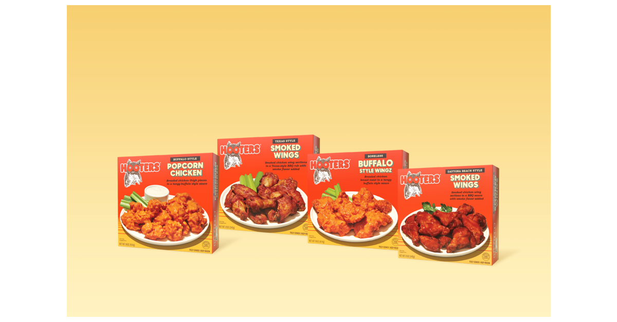 Hooters Launches Line of Frozen Appetizers and Snacks Featuring Iconic ...