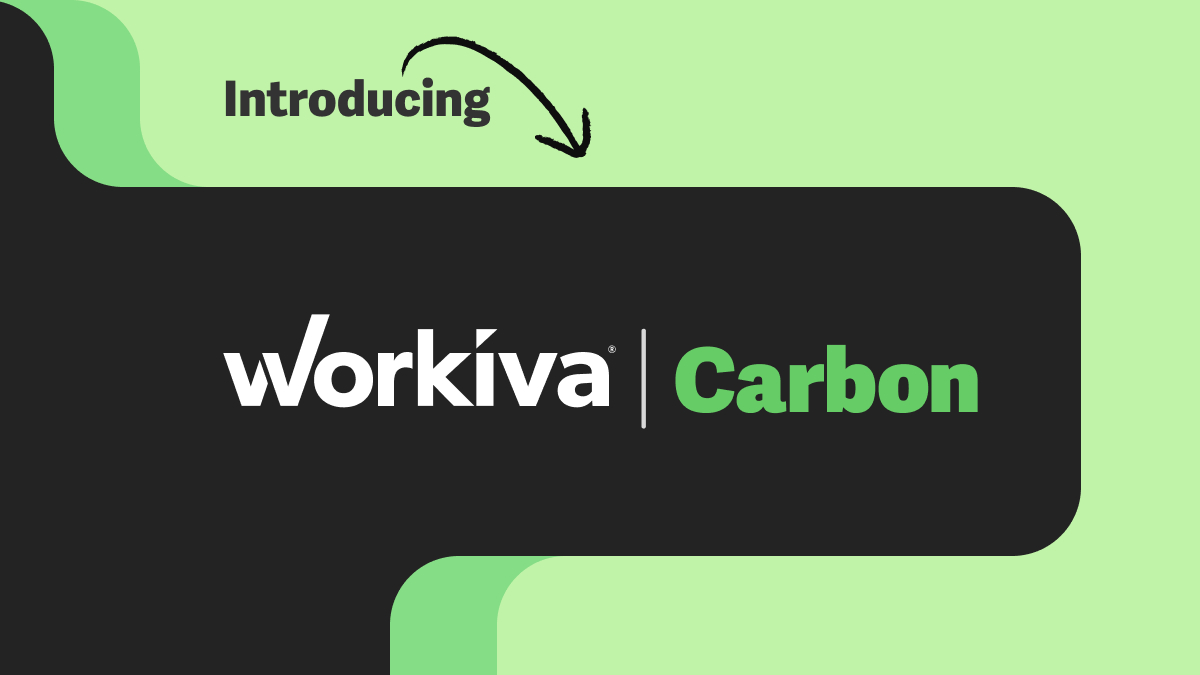 Introducing Workiva Carbon | Business Wire