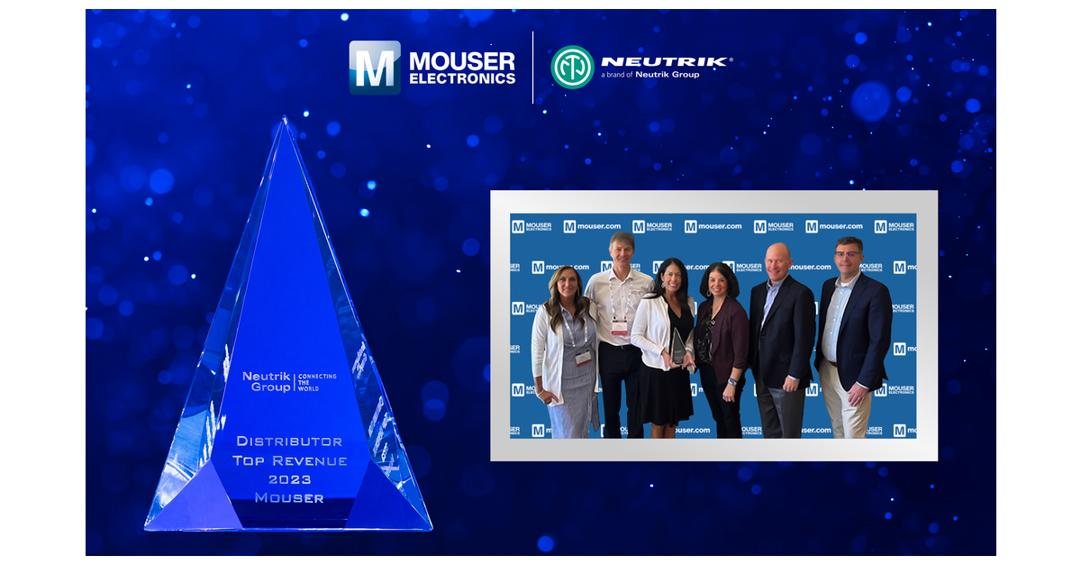 NEUTRIK's Top Revenue Distribution Award Goes to Mouser Electronics ...