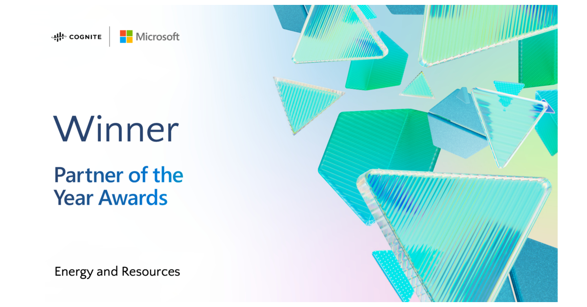 Samenvatting: Cognite onderscheiden als 2024 Microsoft Energy and ...