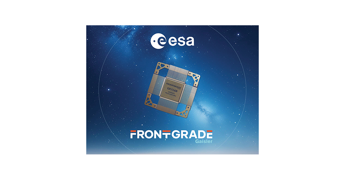 Frontgrade Gaisler Awarded ESA Contract to Qualify Spacecraft Avionics ...