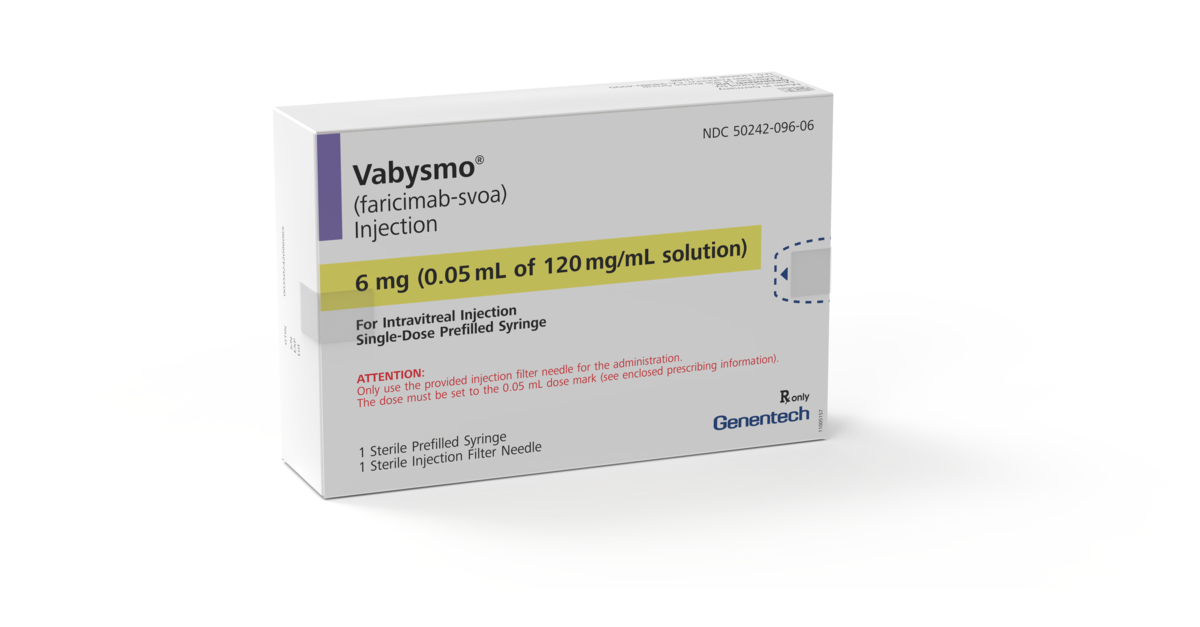 FDA Approves Genentech’s Vabysmo Prefilled Syringe (PFS) for Three Leading Causes of Vision Loss ...