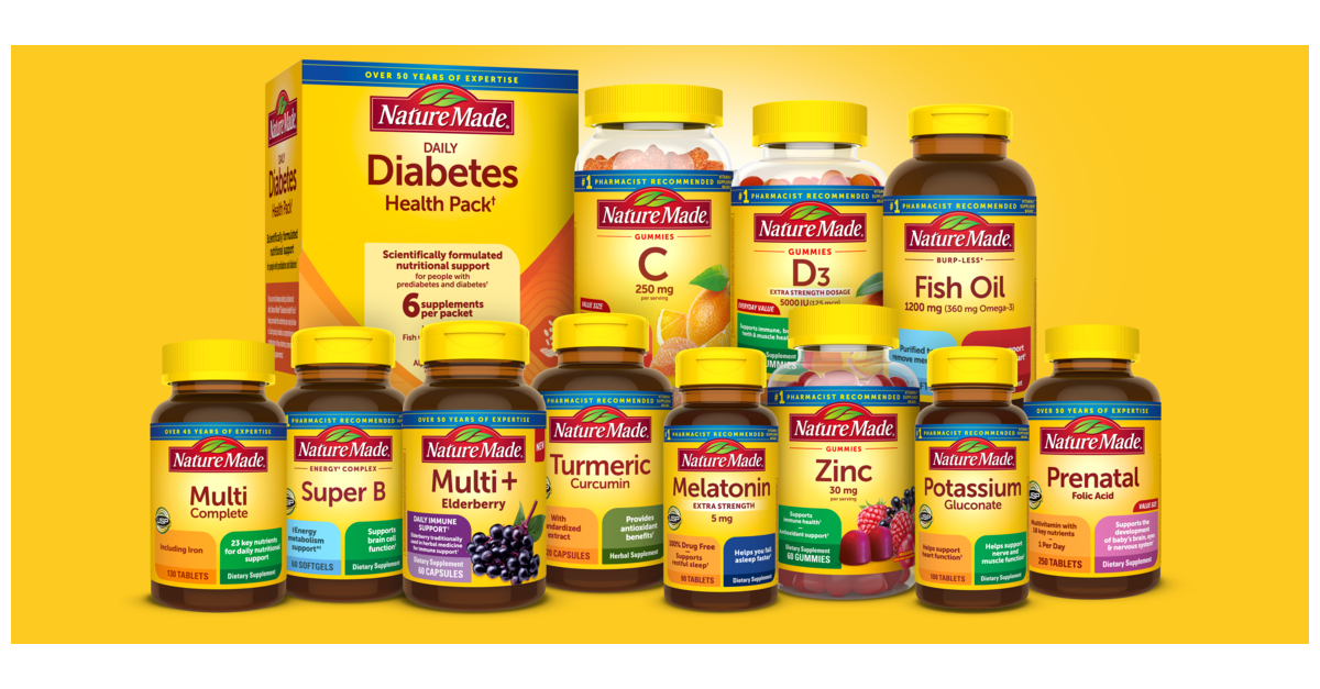 Nature Made® Earns More #1 Product Rankings Than Any Other Brand in ...