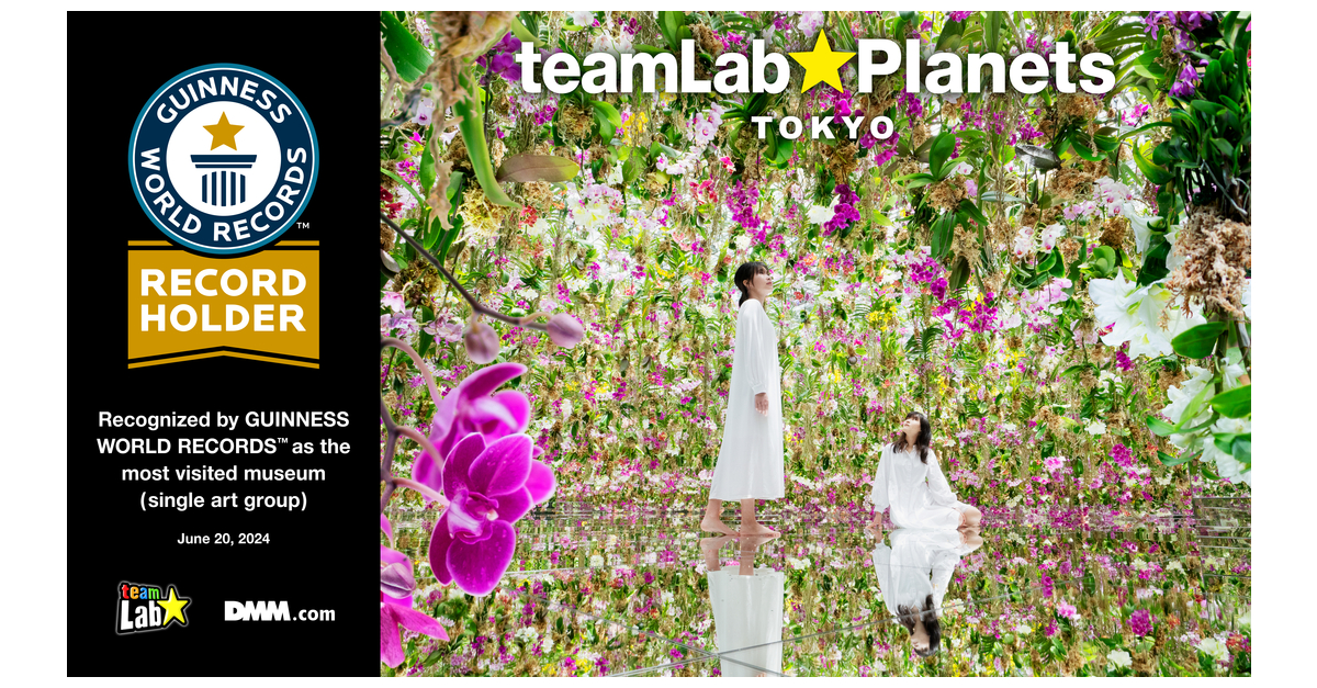 teamLab Planets TOKYO Recognized by GUINNESS WORLD RECORDS™ as the most ...