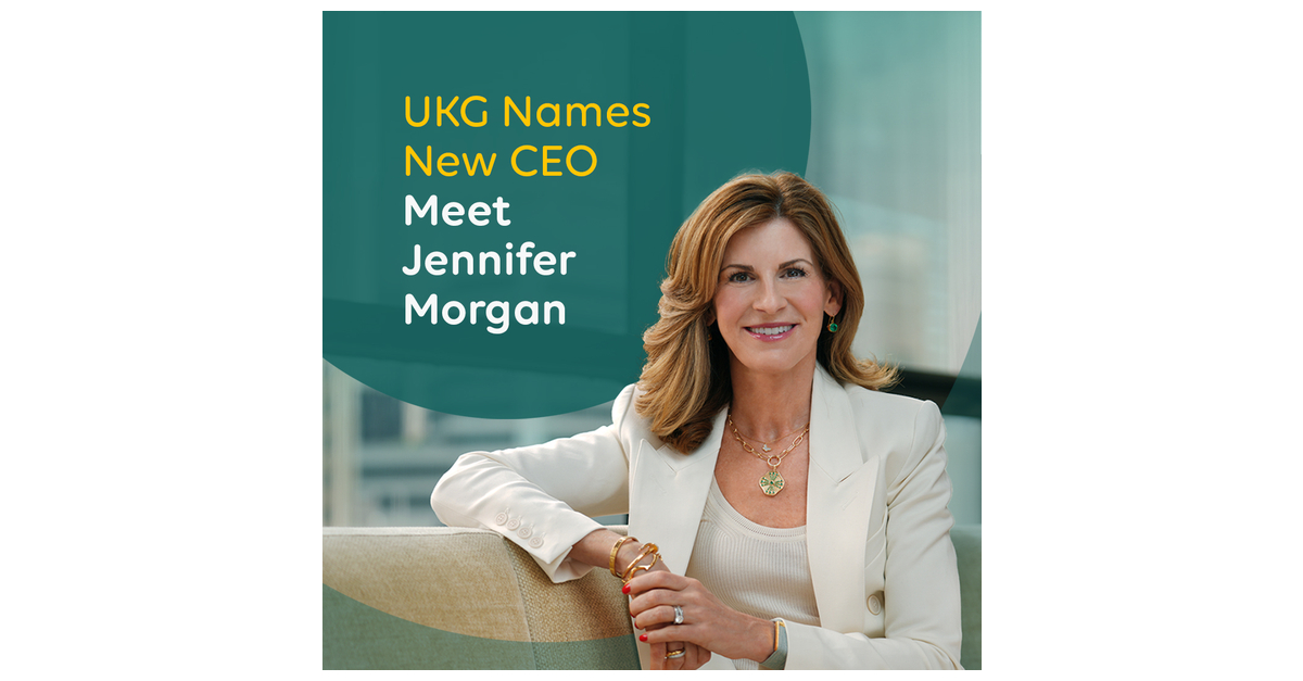 UKG Names Jennifer Morgan as Chief Executive Officer | Business Wire