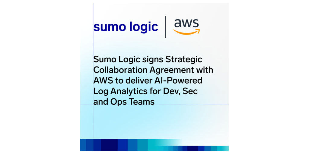 Sumo Logic Signs Strategic Collaboration Agreement with AWS to Deliver AI-Powered Log Analytics ...