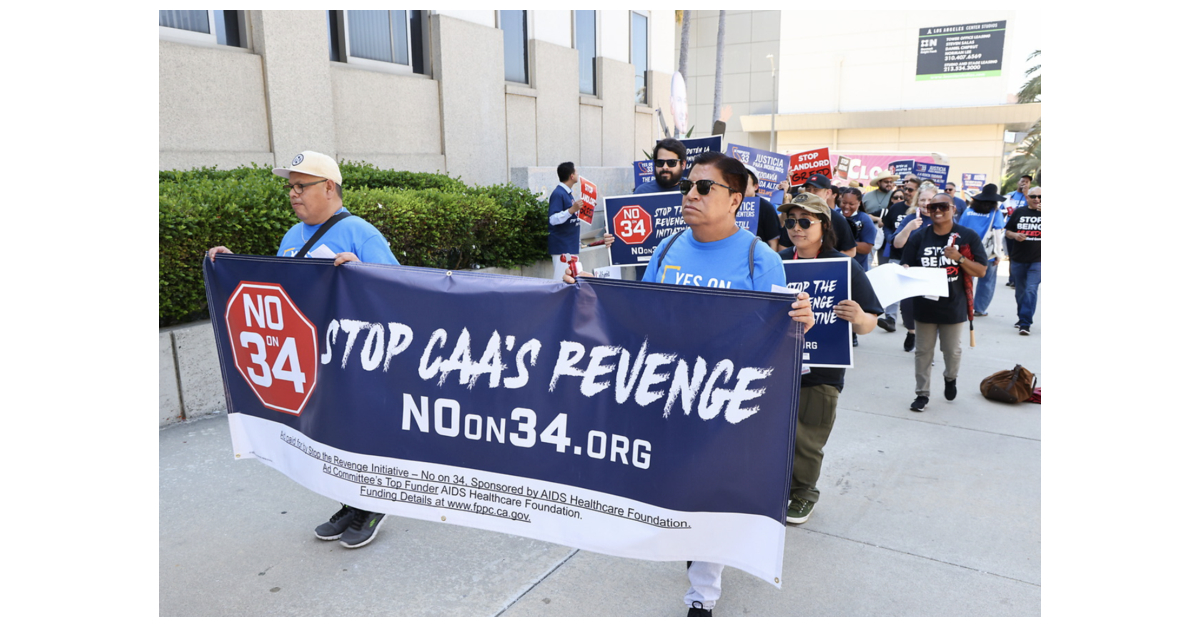 Hundreds Protest Corporate Landlords’ Revenge Proposition 34 (AHF ...