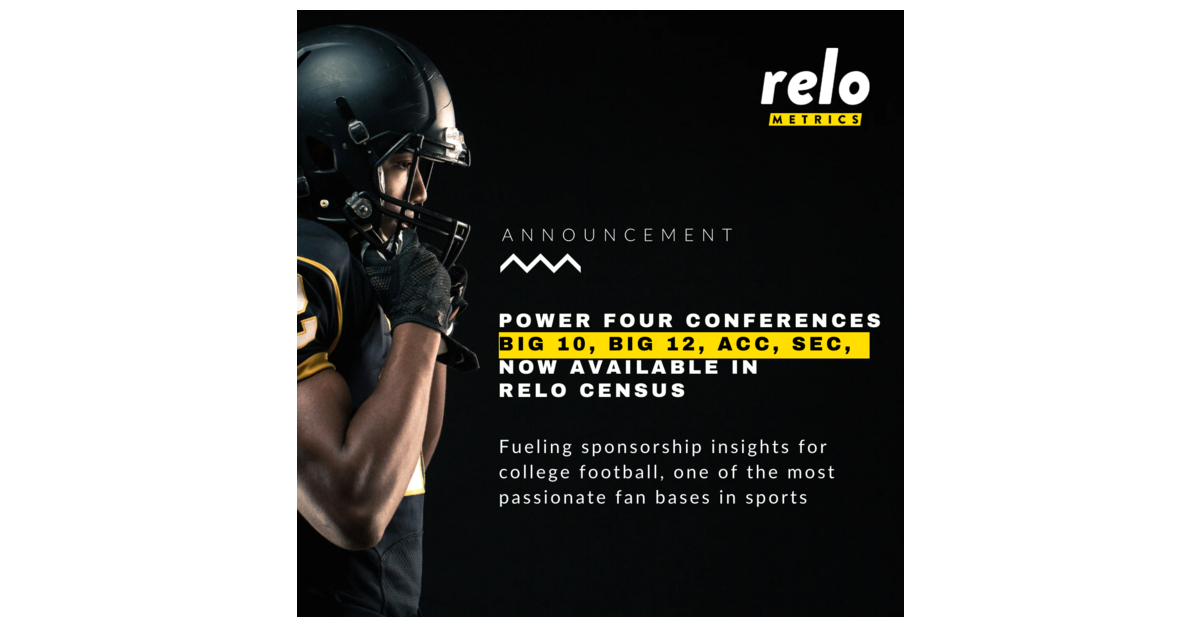 Relo Metrics Adds the Power Four Conferences to Relo Census as the 2024 ...