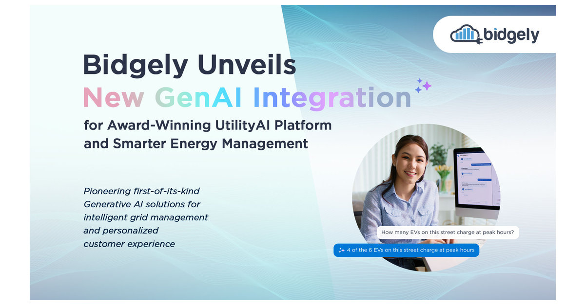 Bidgely presenta la nueva integración GenAI para la galardonada ...