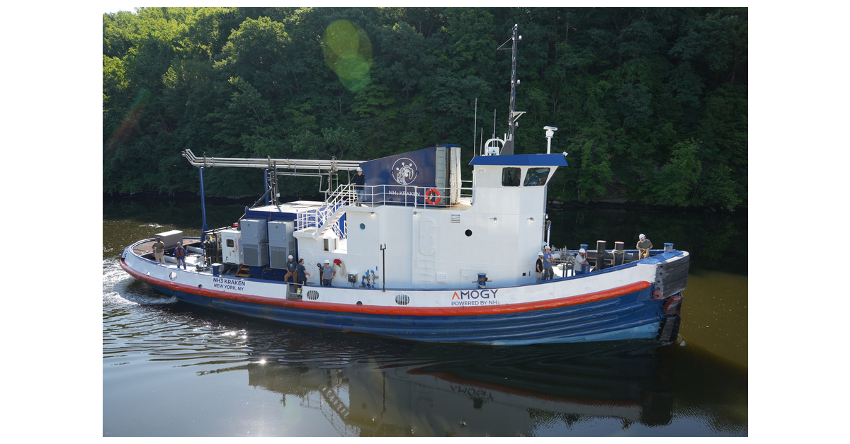 Amogy navega no primeiro navio marítimo movido a amônia sem carbono do ...