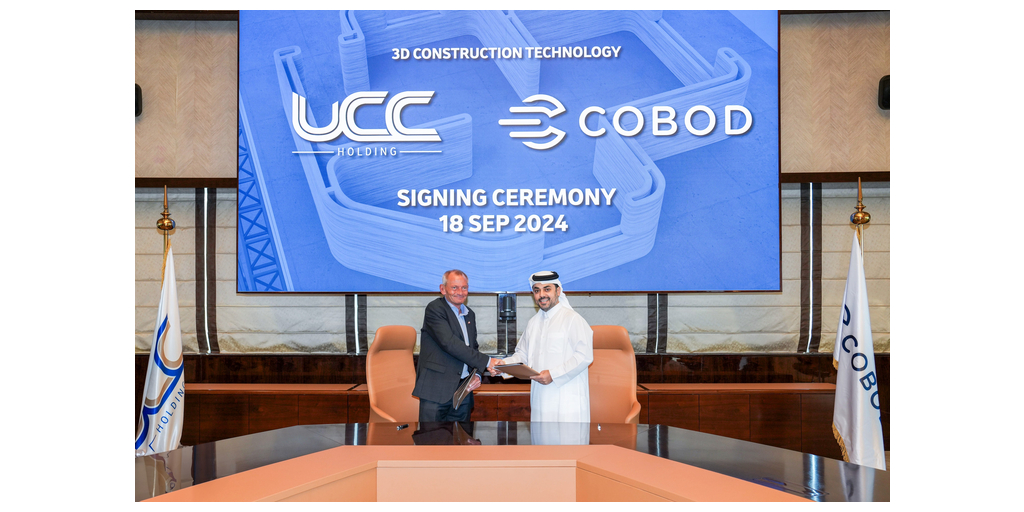 UCC Holding Signs Final Agreement with Denmark’s COBOD to Purchase ...