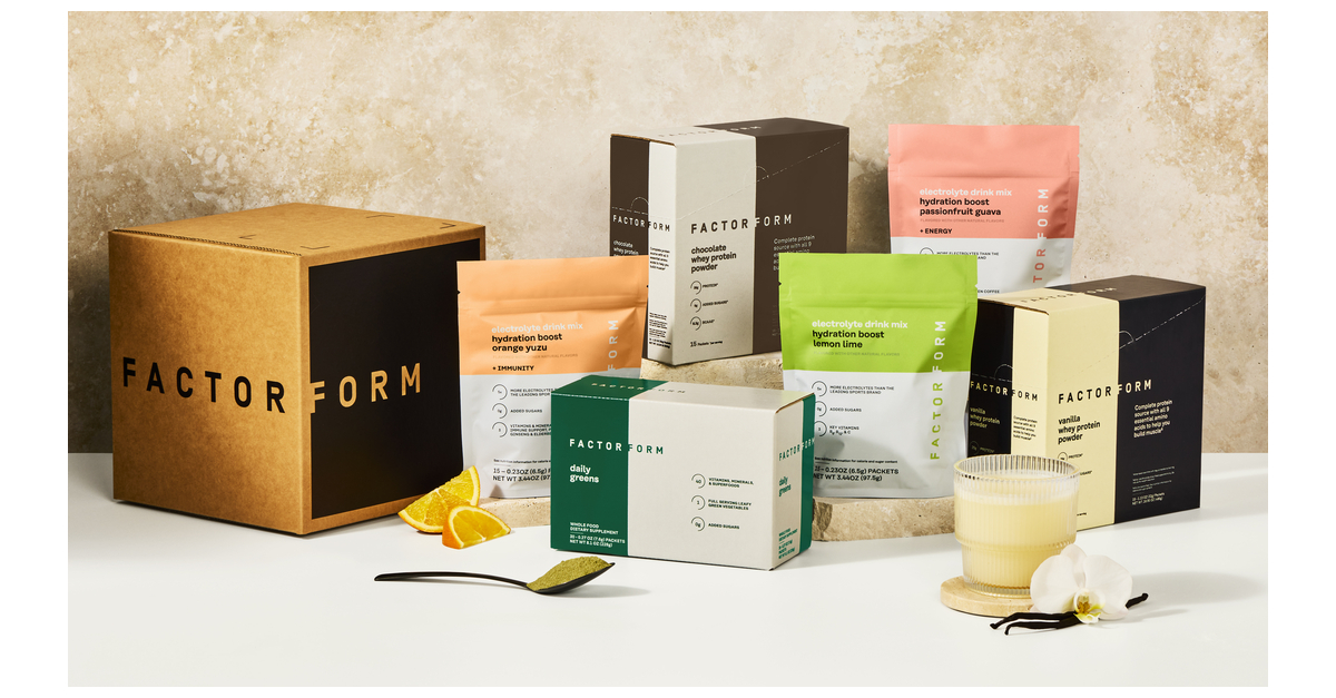 Factor Launches New Supplements Brand Designed to Elevate Daily ...