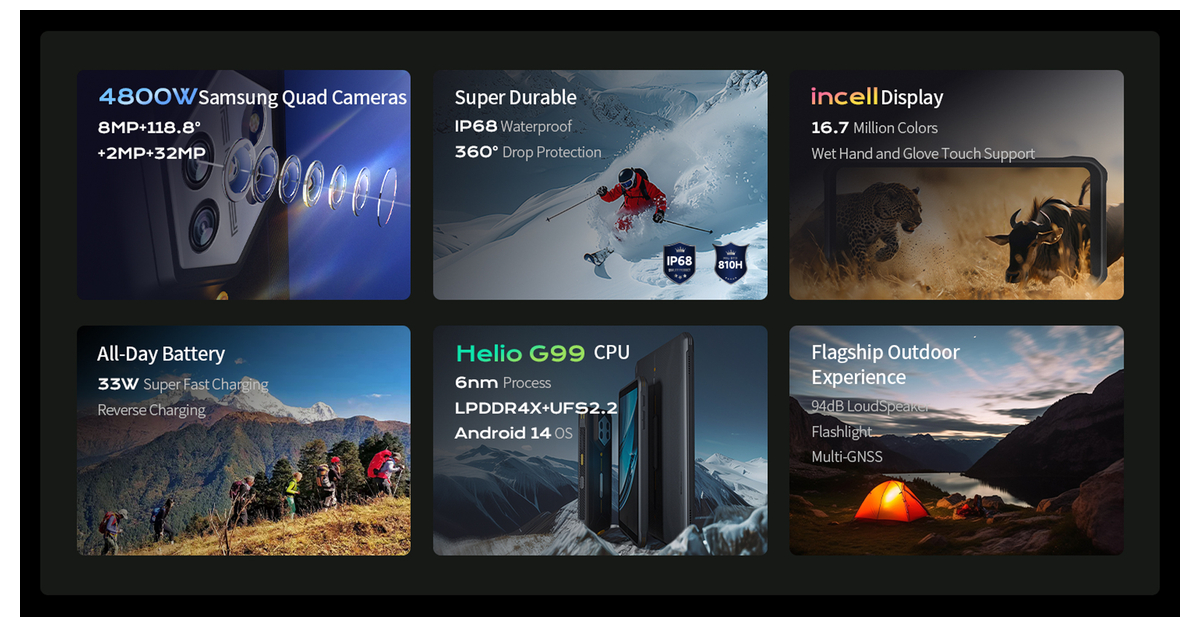 ONERugged Unveils Rugged Outdoor Series: The Ideal Rugged Phones and ...