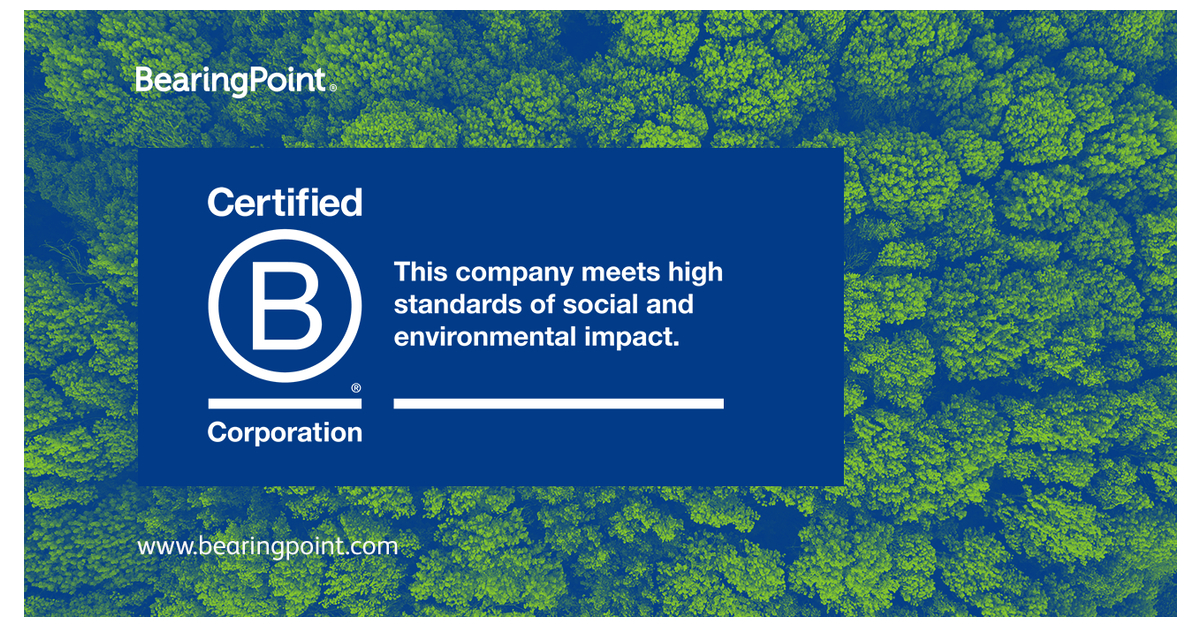 Resumen: BearingPoint obtiene la certificación B Corp | Business Wire