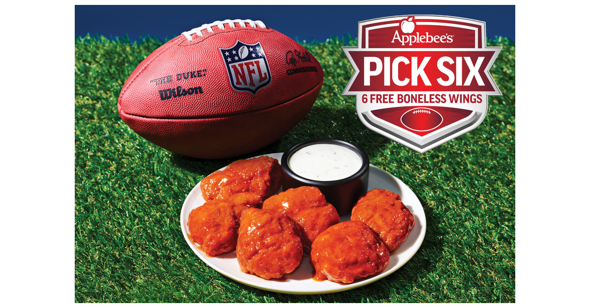 Applebee’s® Reveals Next Play in NFL Partnership with Applebee’s Pick 6 ...