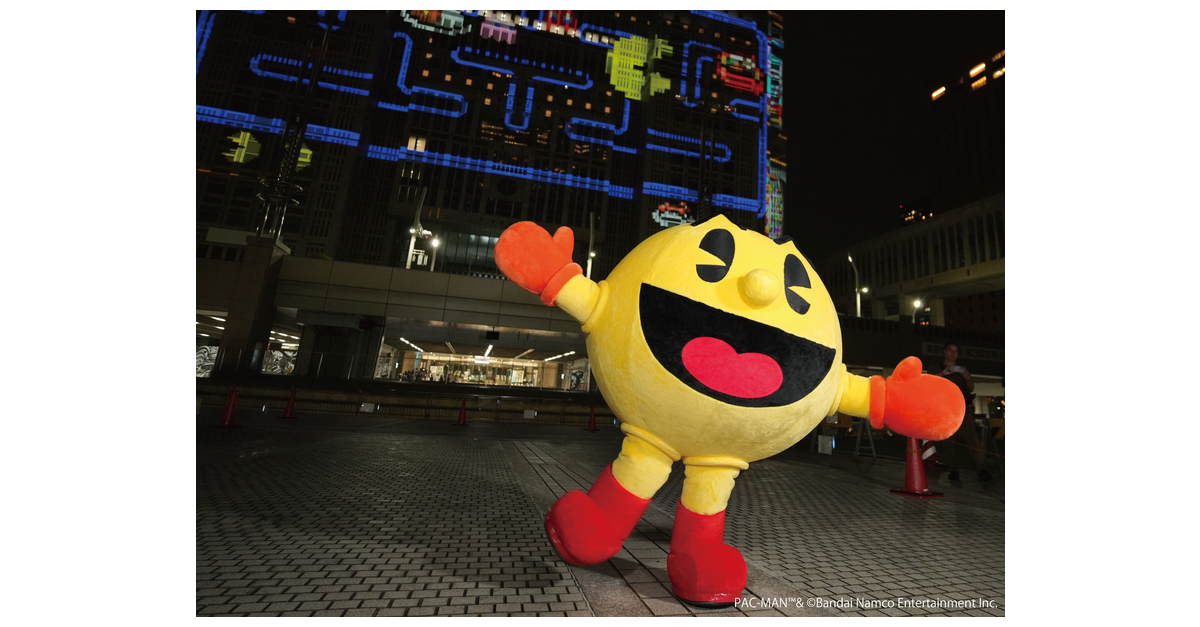 Começa a exibição do novo desenho artístico "PAC-MAN Eats TOKYO ...