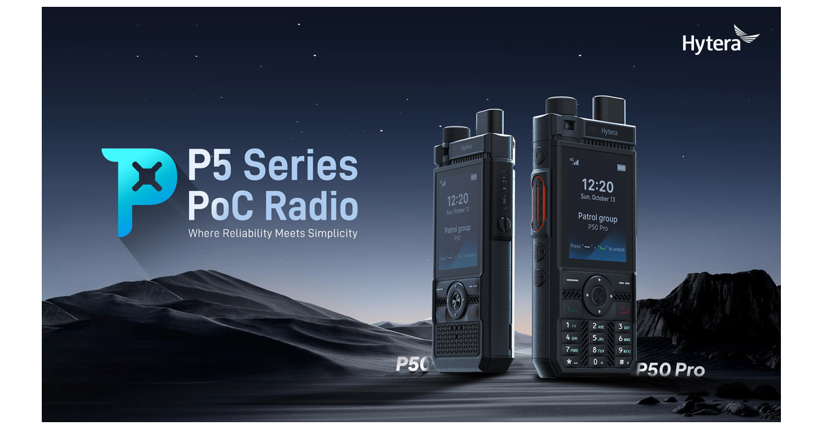Hytera lance sa dernière radio PoC Série P5 et révolutionne la communication entre travailleurs ...