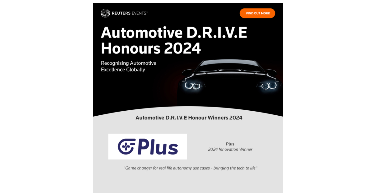 Plus’s Level 4 AI-based Autonomous Driving Software, SuperDriveTM ...