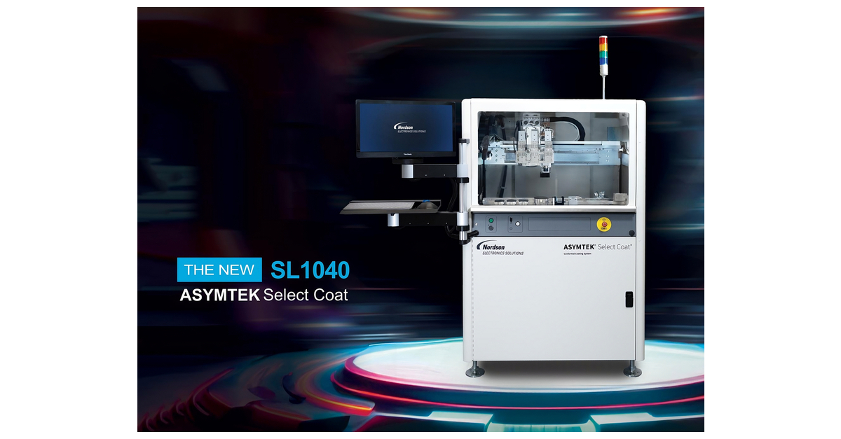 Nordson Electronics Solutions Wins Global Technology Award for the ASYMTEK Select Coat SL-1040 ...