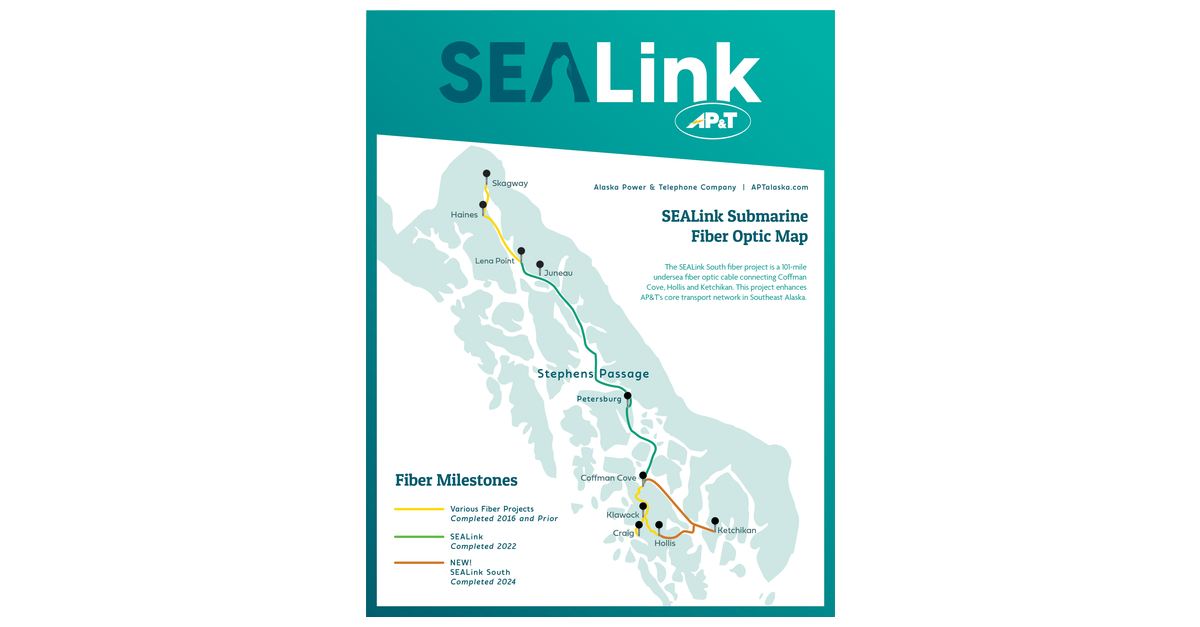 Alaska Power & Telephone Company Completes Installation of the “SEALink ...