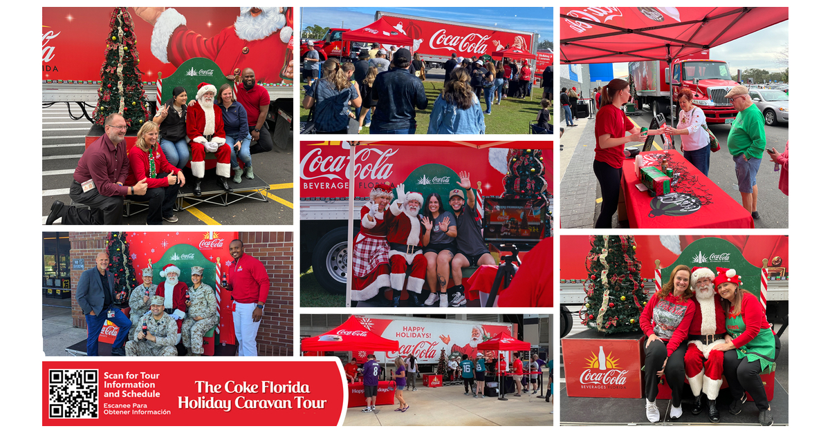 Coke Florida Kicks Off Holiday Season with Festive Holiday Caravan Tour ...