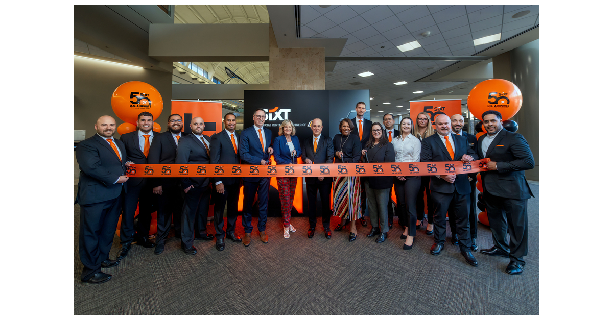 SIXT Achieves U.S. Expansion Milestone Opening 50th Airport Location at ...