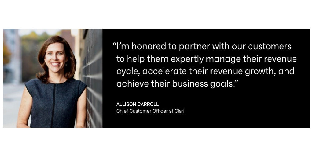 Clari Welcomes Allison Carroll as Chief Customer Officer | Business Wire
