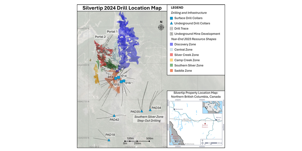 Coeur Provides Silvertip Exploration Update