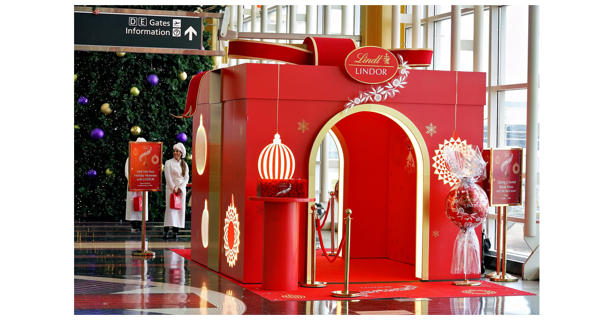 Lindt LINDOR Brings the Holiday Magic to Travelers! | Business Wire