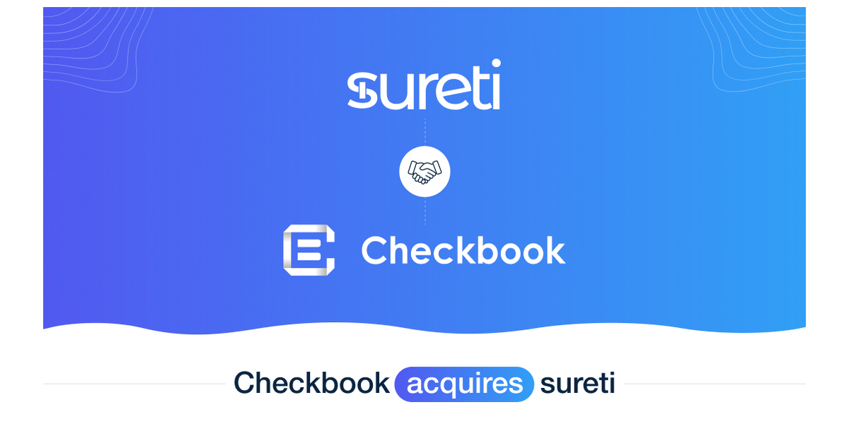 Checkbook Acquires sureti to Deliver End-to-End Payment Solution for ...
