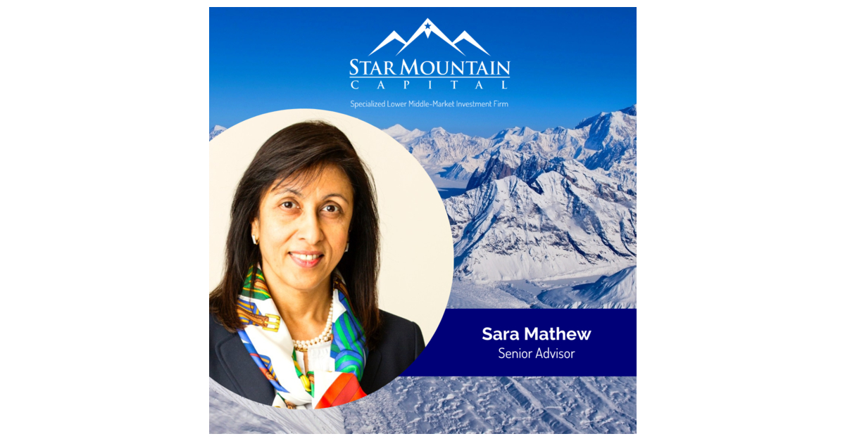 Sara Mathew, Former Chair & CEO of Dun & Bradstreet, joins Star ...