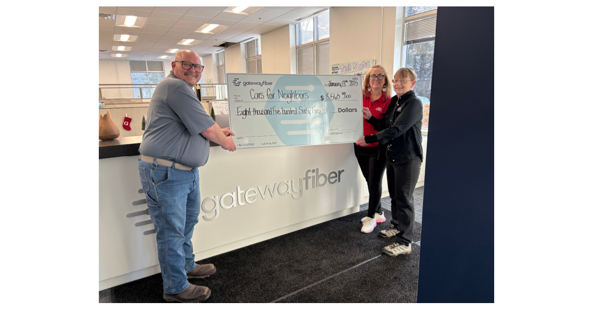 Gateway Fiber Donates to Local Non-Profits Over the Holiday Season ...