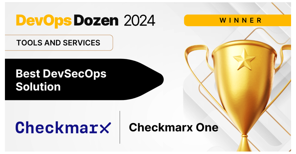 Checkmarx One Named Best DevSecOps Solution in the 2024 DevOps Dozen Awards | Business Wire