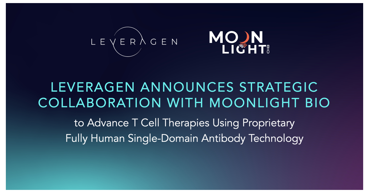 Leveragen Announces Strategic Collaboration with Moonlight Bio to ...