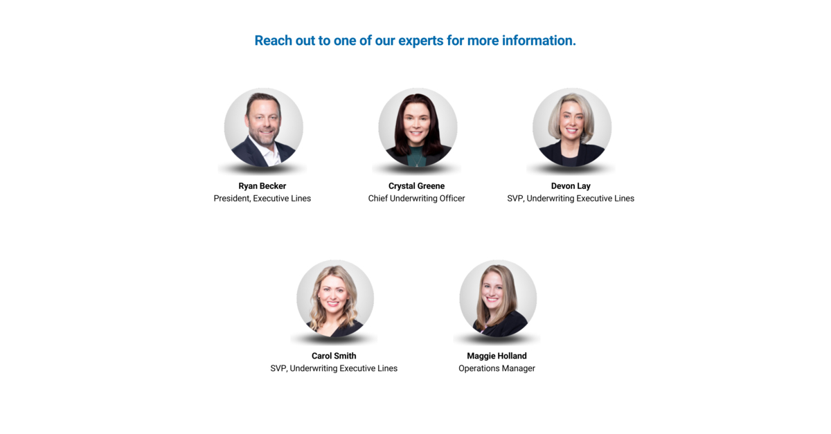 Distinguished Executive Lines Launches New Primary Forms | Business Wire