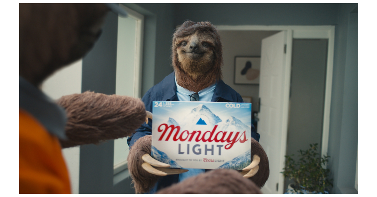 Coors Light ® Features Sloth-like "Case of the Mondays" in Canadian Big ...