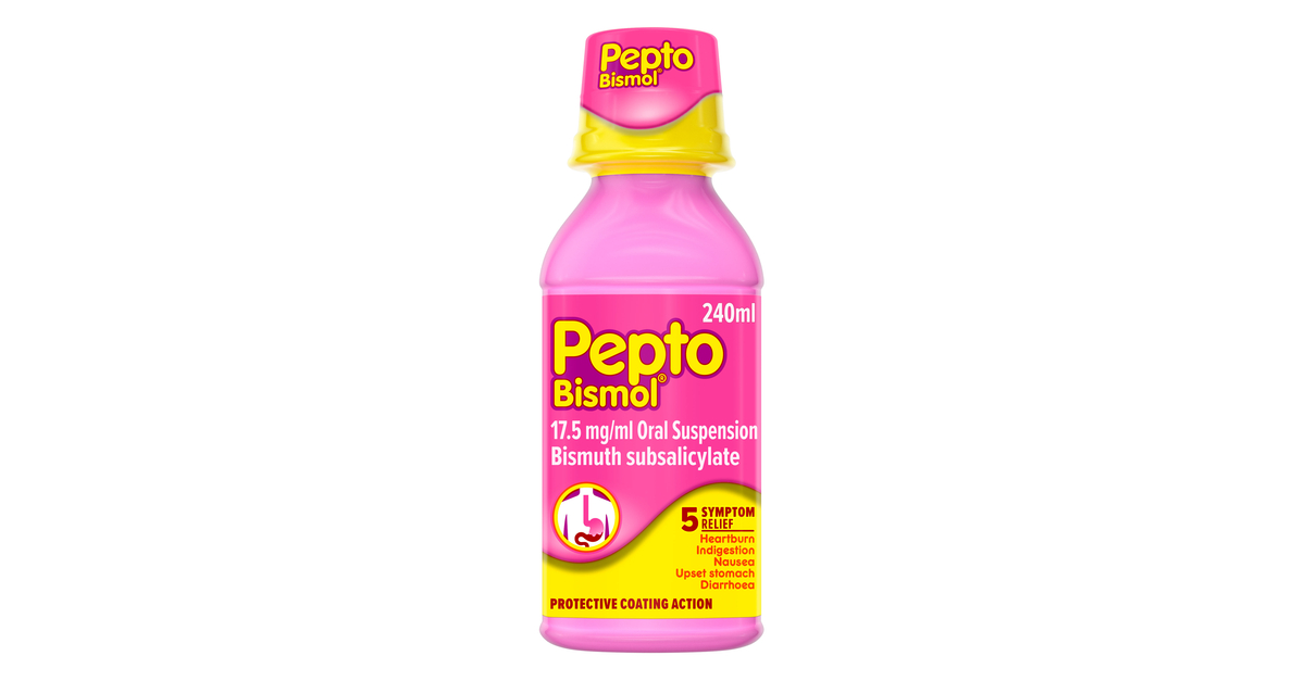 Pepto-Bismol: 5 Symptoms Relief – Pink Does More Than You Think ...