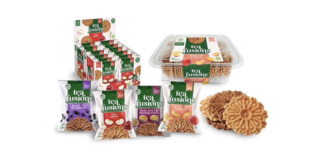 NuStef Baking Launches TeaFusions™ Waffle Cookies