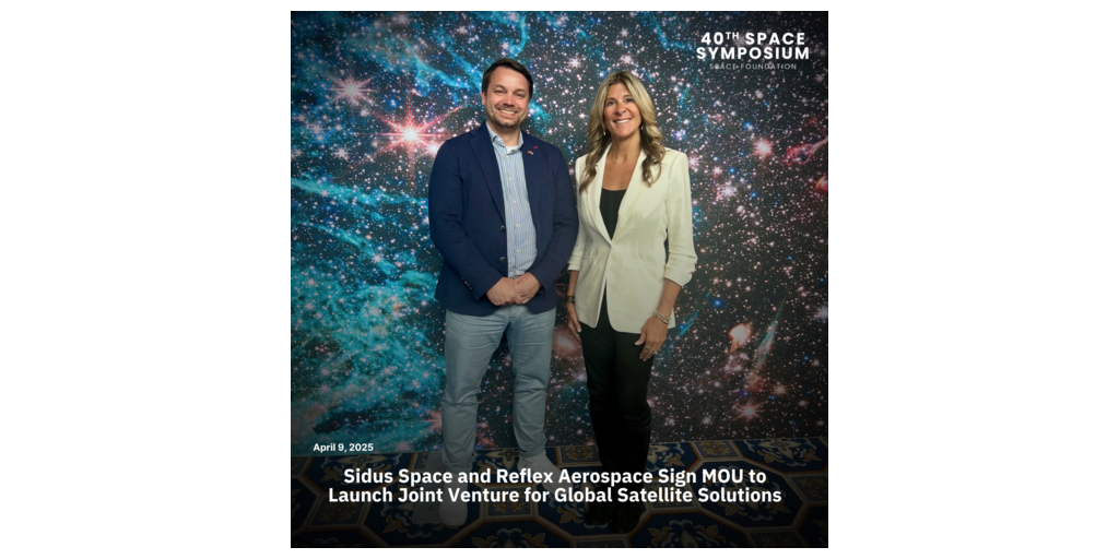 Sidus Space and Reflex Aerospace Sign MOU to Launch Joint Venture for Global Satellite Solutions