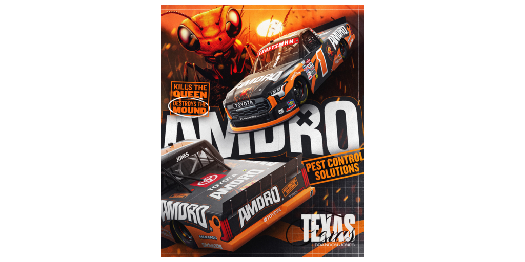 AMDRO® Pest Control Solutions Teams Up with Brandon Jones for NASCAR ...